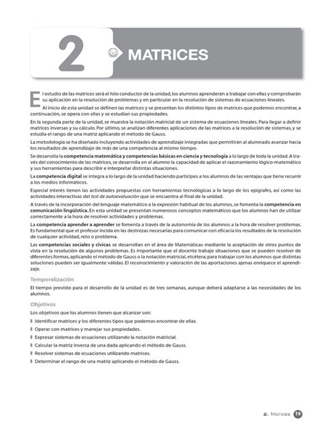 02 guia didactica matrices pdf matriz matemáticas ecuaciones