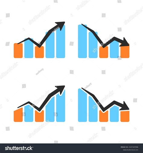 Chart With Two Arrows Up Images Browse 2 654 Stock Photos Vectors Free Download With Trial