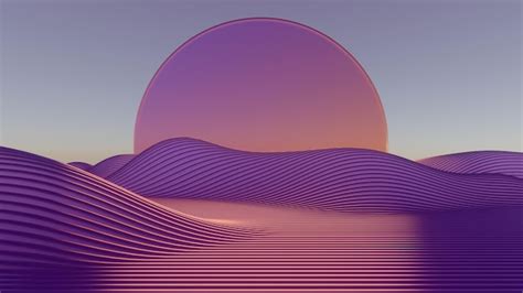 Premium Photo 3d Minimalist Animation With A Retro Wave Vibe Featuring Pastel Colors Geometric