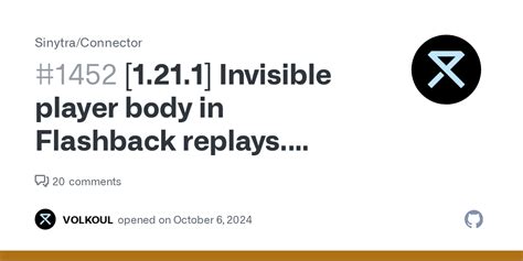 [1 21 1] invisible player body in flashback replays possible coremod