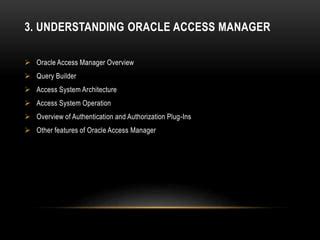 Oracle Identity Access Management Online Training PPTX