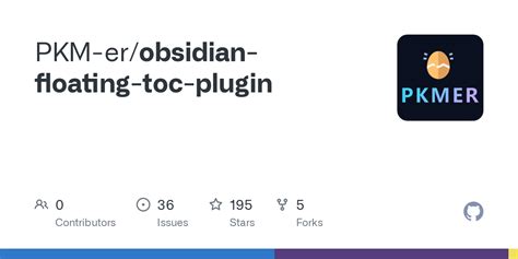 releases · pkm er obsidian floating toc plugin · github