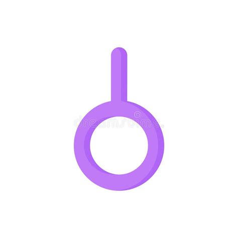 Purple Gender Symbol Of Neutrois Stock Vector Illustration Of Human Mars 235177329