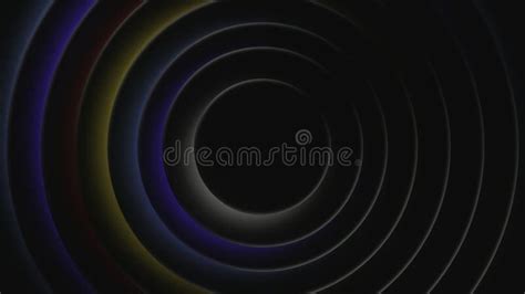 Background Of Pulsating Rings Motion Beautiful Rings Pulsate In Rhythm Of Beat Or Tempo Stock