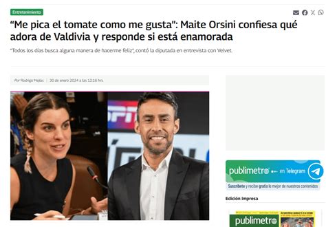 Pela Tomates Versión Maite Orsini Rrepublicadechile