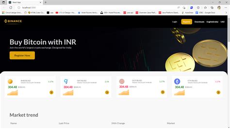Github Rasinthadilshanjayarathnebinaceclone Binance Clone Project Using Reactjs
