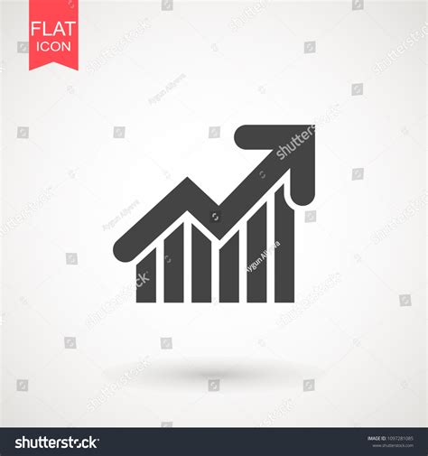 Graph Icon Trendy Flat Style Isolated Stock Vector Royalty Free 1097281085 Shutterstock