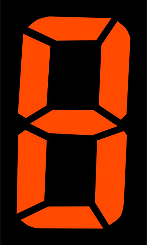 7 Segment Display 8 Openclipart