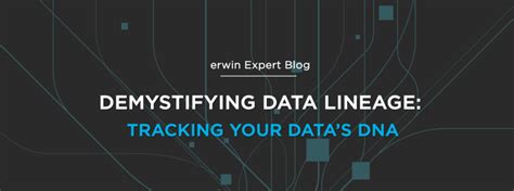 demystifying data lineage tracking your data s dna erwin expert blog