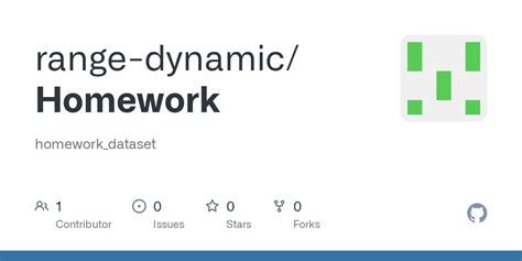 Github Range Dynamichomework Homeworkdataset