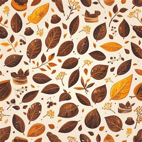 Premium Vector Malaysian Cocoa Patterns With Traditional Elements
