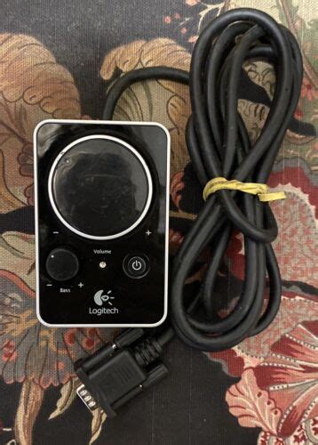 Logitech Z4 Computer Speaker System Wired Volume Bass Controller Control Pod Ebay