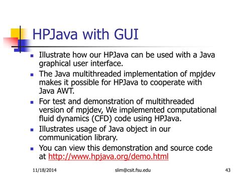 ppt platforms for hpjava runtime support for scalable programming in