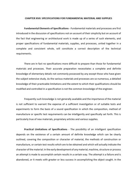 Chapter Xvii Specifications For Fundamental Material And Supplies Pdf Steel