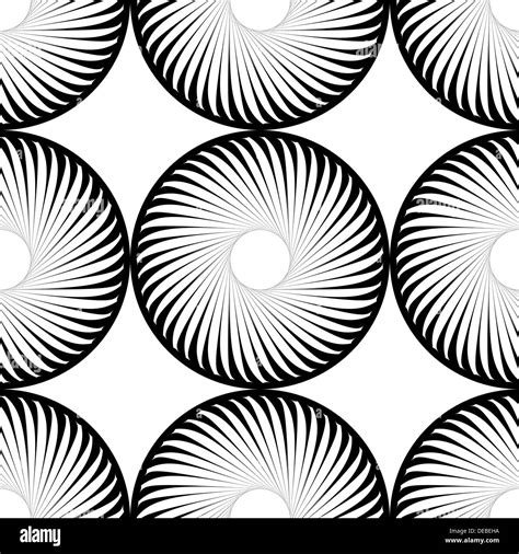 Seamless Pattern With Circles Vector Illustration Stock Photo Alamy