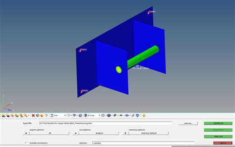 Bolt Pretension Simplified Hypermeshbasictoadvanced In