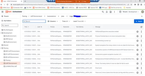 how to get orchestrator to show job as failed when running into system