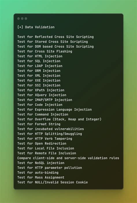 Stephen Graham On Linkedin Data Validation Checklist