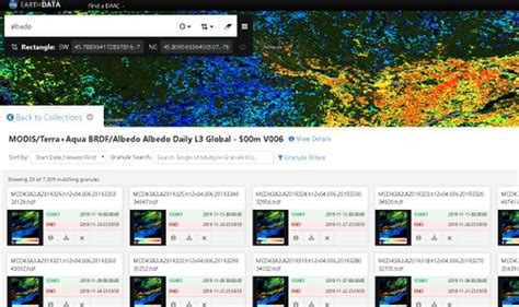 Albedo Data And Surface Reflectance Data Visualizations In SNAP Using MODIS Imagery CUOSGwiki
