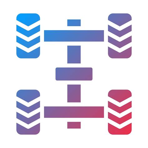 Estilo Do ícone Do Chassi Vetor Premium