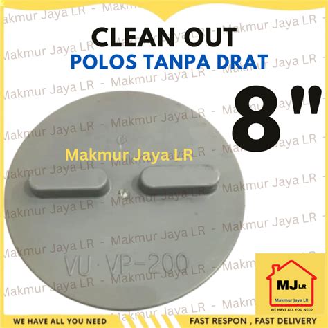 Clean Out 8 8 Inch Pvc Close Septic Tank Spiteng Co Cleanout Shopee Singapore