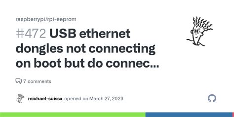 Usb Ethernet Dongles Not Connecting On Boot But Do Connect If Physically Reconnected Since