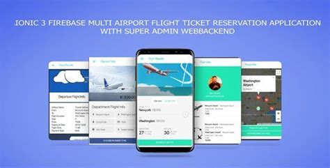 ionic 3 firebase multi airport flight ticket code market