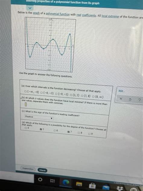 solved inferring properties of a polynomial function from