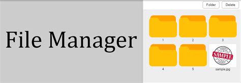 GitHub Jaydeepakbari File Manager File Manager Is A Wonderful Widget That Allows You To