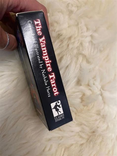 New Cards Sealed The Vampire Tarot Cards Deck By Nathalie Hertz 78