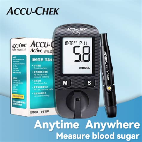 Accu Chek Active Blood Glucose Diabet Accu Chek Glucose Test Strips And Lancets Sets Blood Glucose