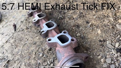 How To Fix Warped 57 Hemi Exhaust Manifolds And Get Rid Of That Tick