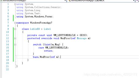 c 重写一个控件label vs中如何对label和textbook进行重写 csdn博客
