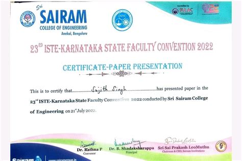 Sujith Singh Cse On Linkedin I Had Participated In One Of The Paper