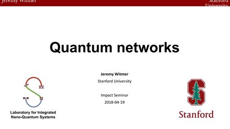 The Arrival Of Quantum Computing Quantum Networks Ppt