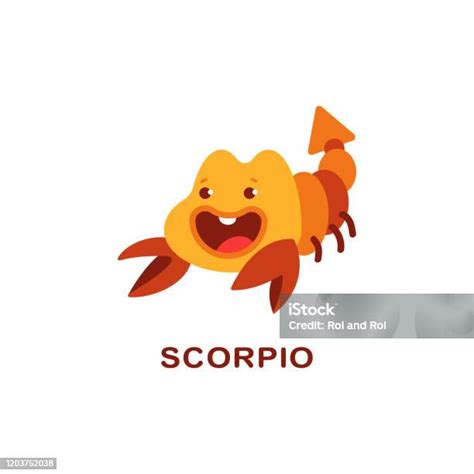 전갈 자리 귀여운 조디악 기호 벡터 만화 캐릭터는 흰색 배경에 고립 전갈에 대한 스톡 벡터 아트 및 기타 이미지 전갈 전갈자리 귀여운 Istock