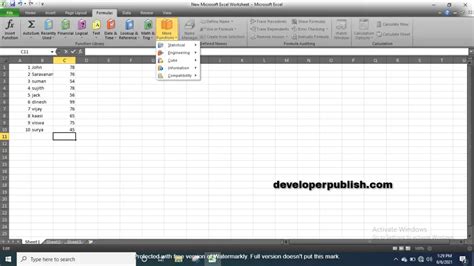 How To Use Average Function In Microsoft Excel
