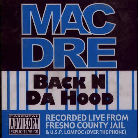 Mac Dre Back N Da Hood Cd 2005 Us Original Hhv
