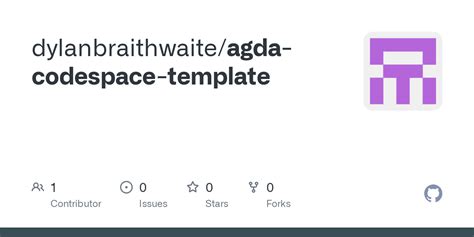 Github Dylanbraithwaiteagda Codespace Template