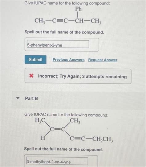 Solved Give IUPAC name for the following compound: Spell out | Chegg.com