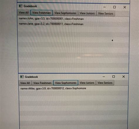 Solved Instructions Assignment 10 Gradebook Javafx