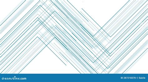 Abstract Blue Geometric Lines Tech Background Stock Illustration Illustration Of Pattern