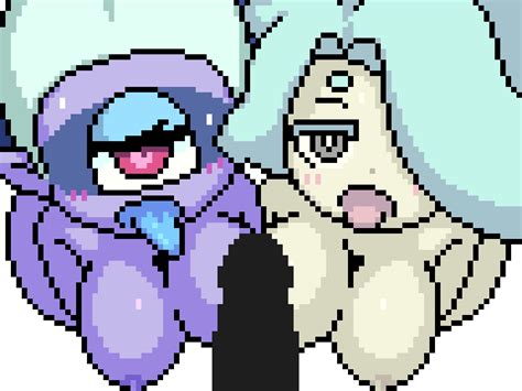 Rule 34 1 Eye 2girls Akai Ugokashitari Animated Aqua Hair Blinking