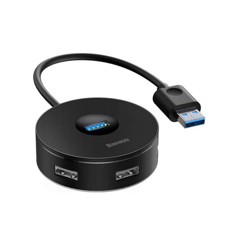Baseus Airjoy Round Box Usb 3 0 To Usb 3 0 X 1 Usb 2 0 X 3 Hub Adapter Innovink Solutions