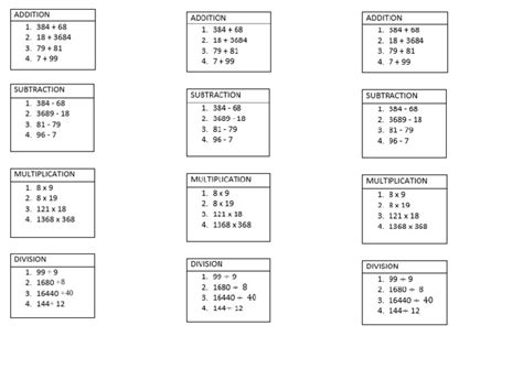 Numeracy Test Pdf