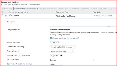 sam component monitor not reporting accurate data forum server and application monitor sam