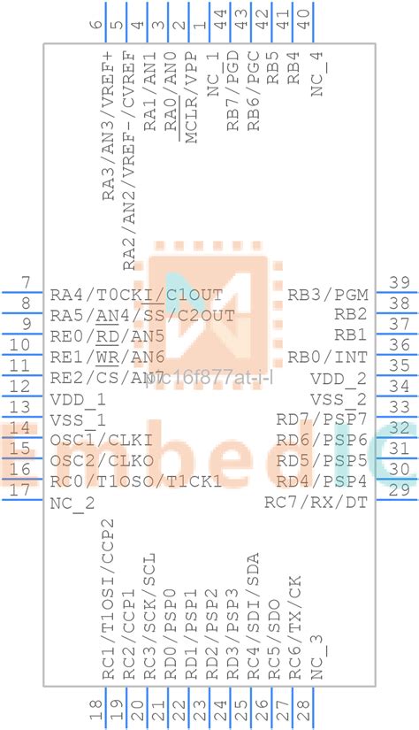 pic16f877at i l microchip 8bit mcu embedic