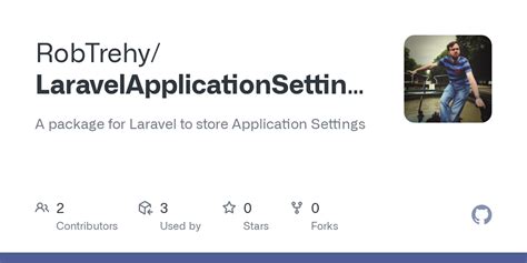 Github Robtrehylaravelapplicationsettings A Package For Laravel To