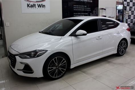 아반떼ad 스포츠 튜익스 스포일러 튜닝 네이버 블로그