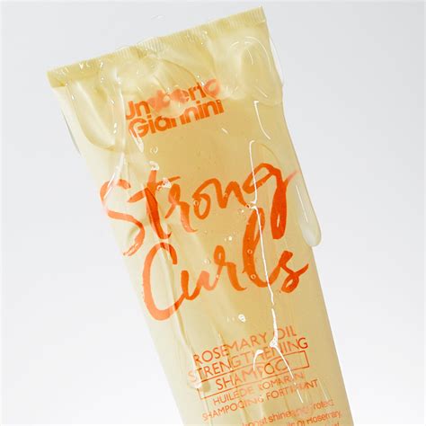Strong Curls Rosemary Oil Cleansing Shampoo Sulphate Free Umberto Giannini